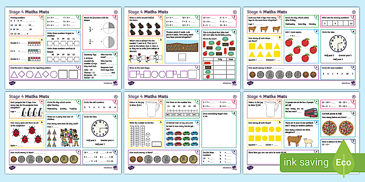 New Zealand Level 1 Maths [Activity Mats] (teacher made)
