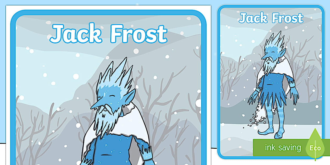 Jack Frost Character Poster (teacher made) - Twinkl