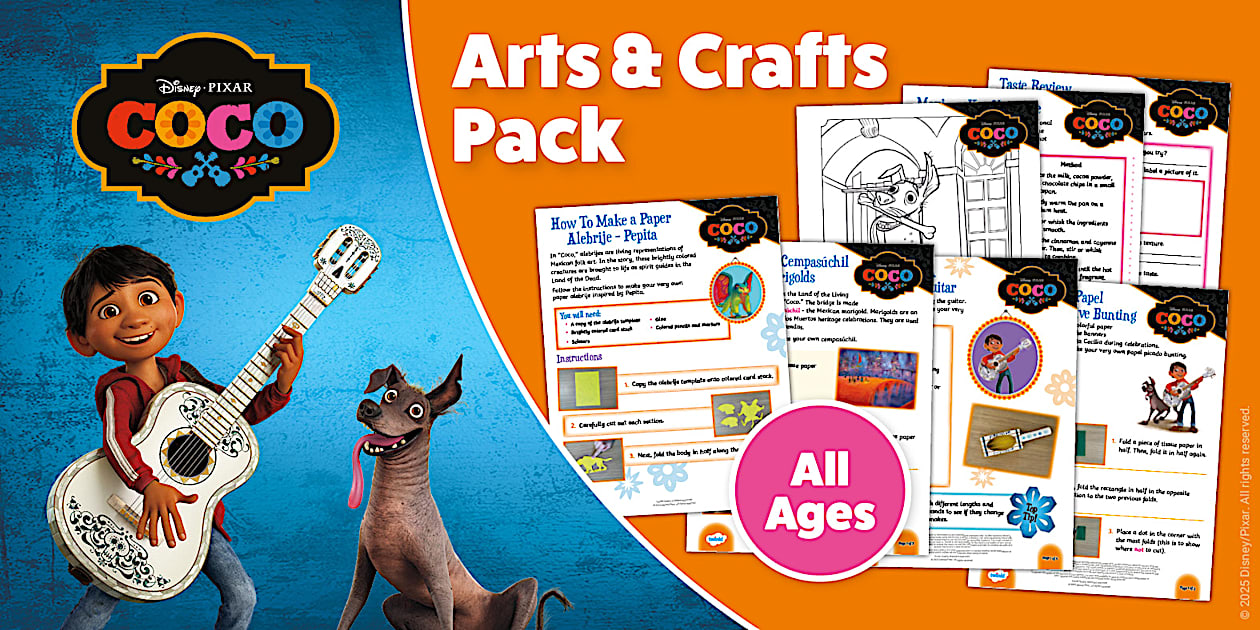 Coco: Arts & Crafts Activity Pack