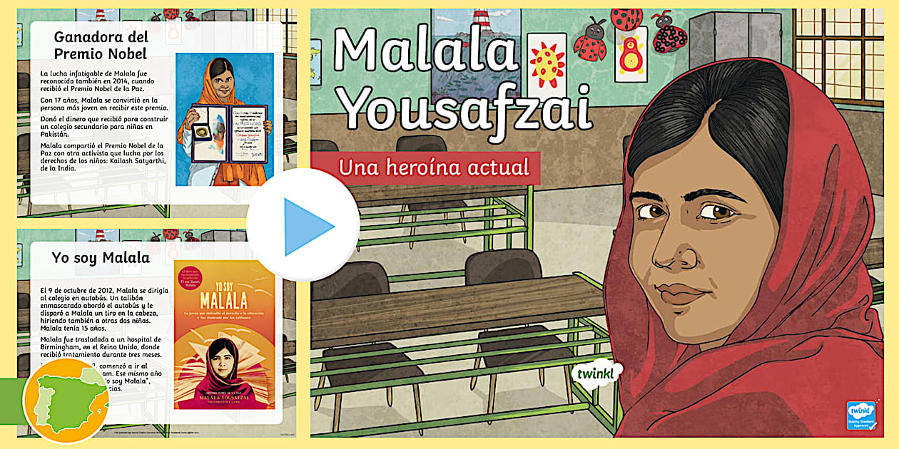 Presentación: Malala Yousafzai - Twinkl
