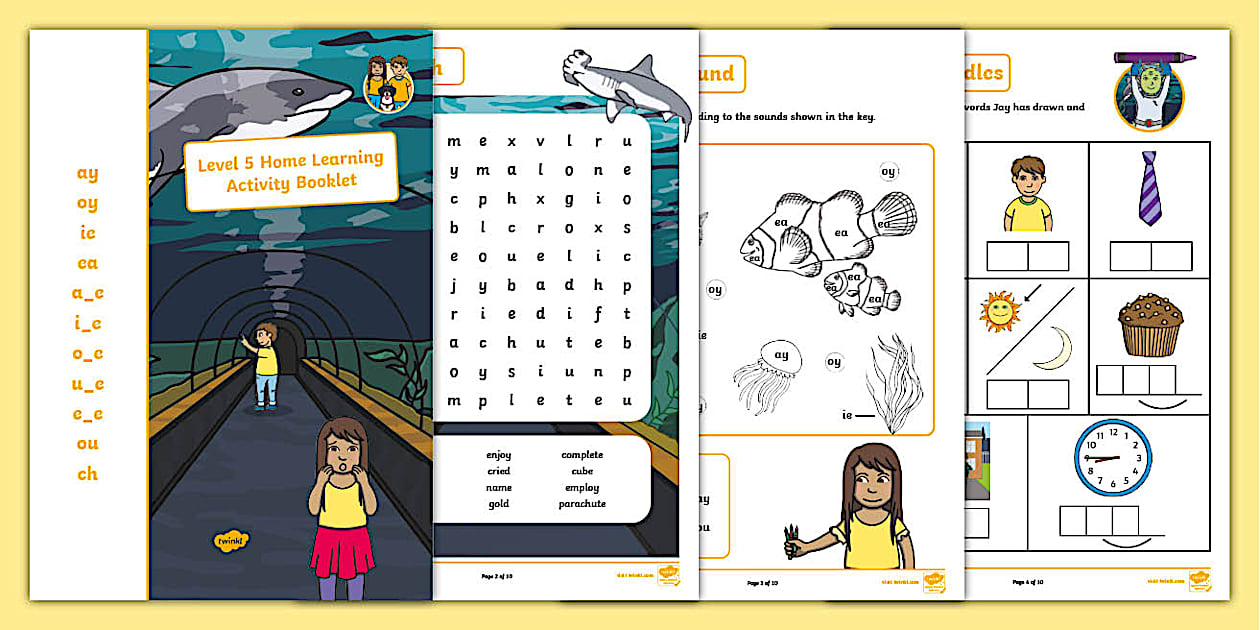 Phonics Home Learning Activity Booklet Level 5 Booklet 1