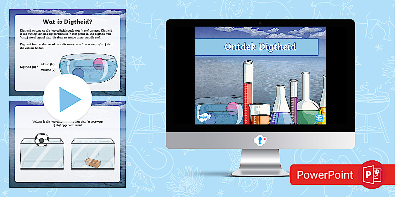 Wat is Digtheid PowerPoint (teacher made) - Twinkl