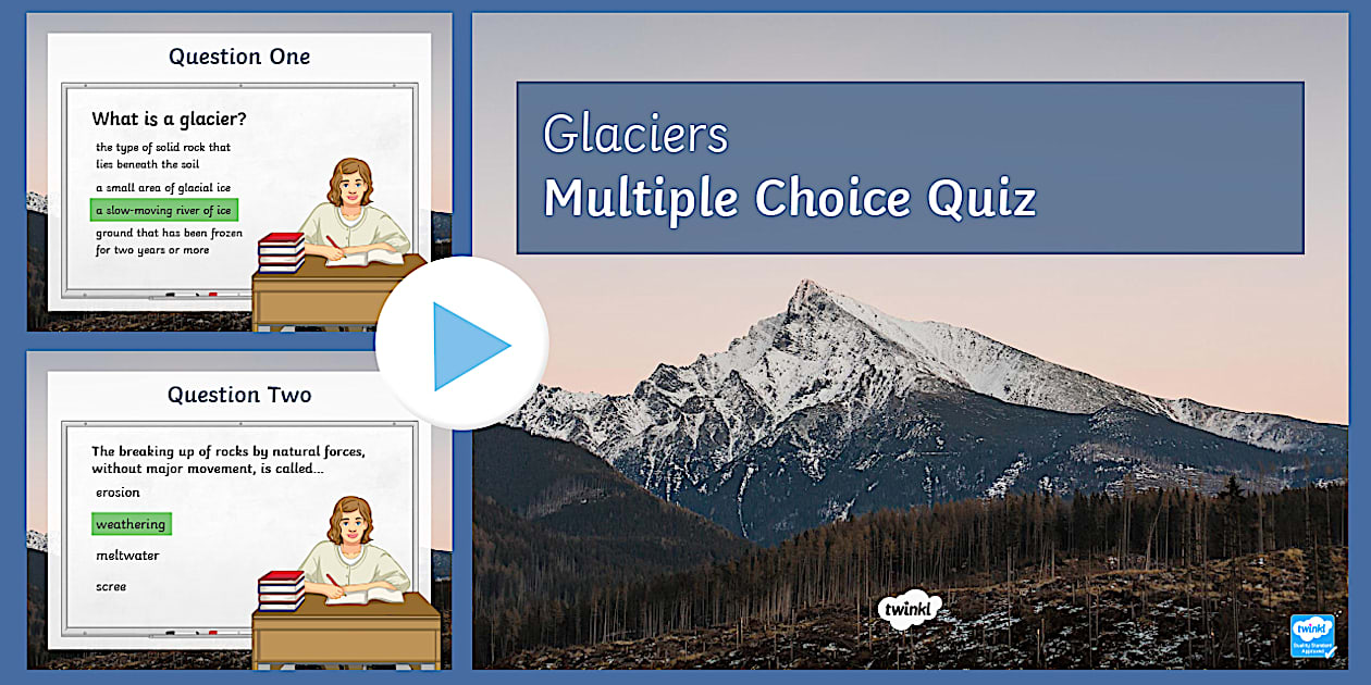 Glaciers Quiz PowerPoint | Geography Resources | Twinkl