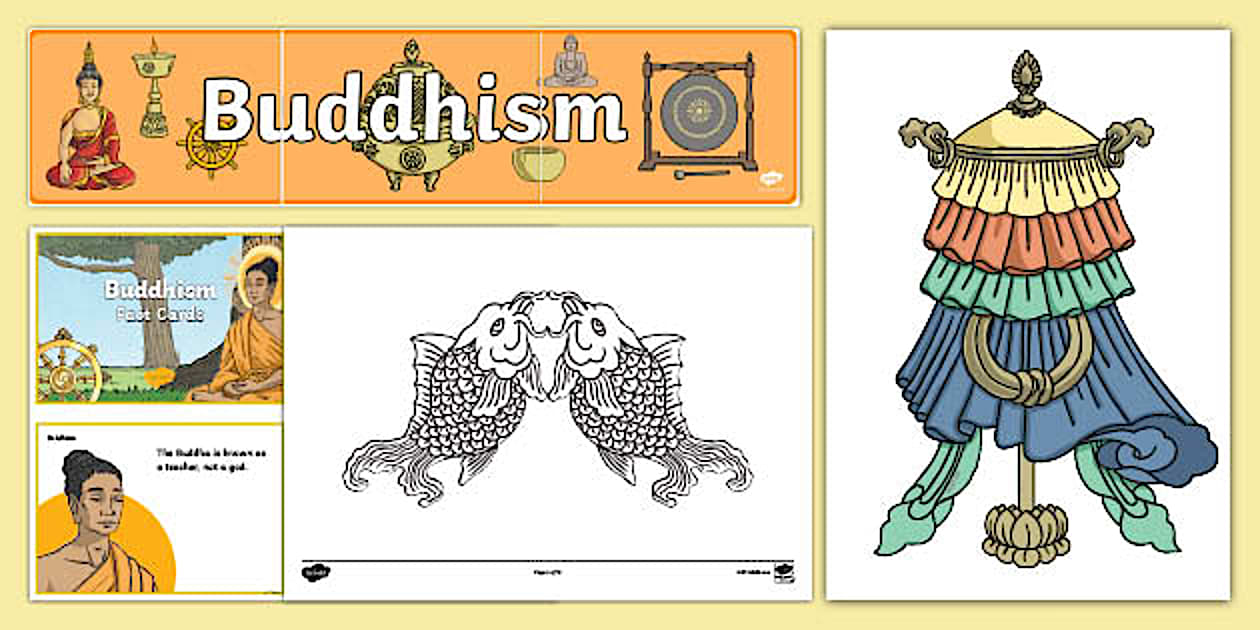 Religion - Buddhism - Display Pack (teacher made) - Twinkl