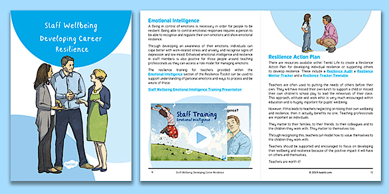 Developing Career Resilience PDF | Staff Wellbeing | Twinkl