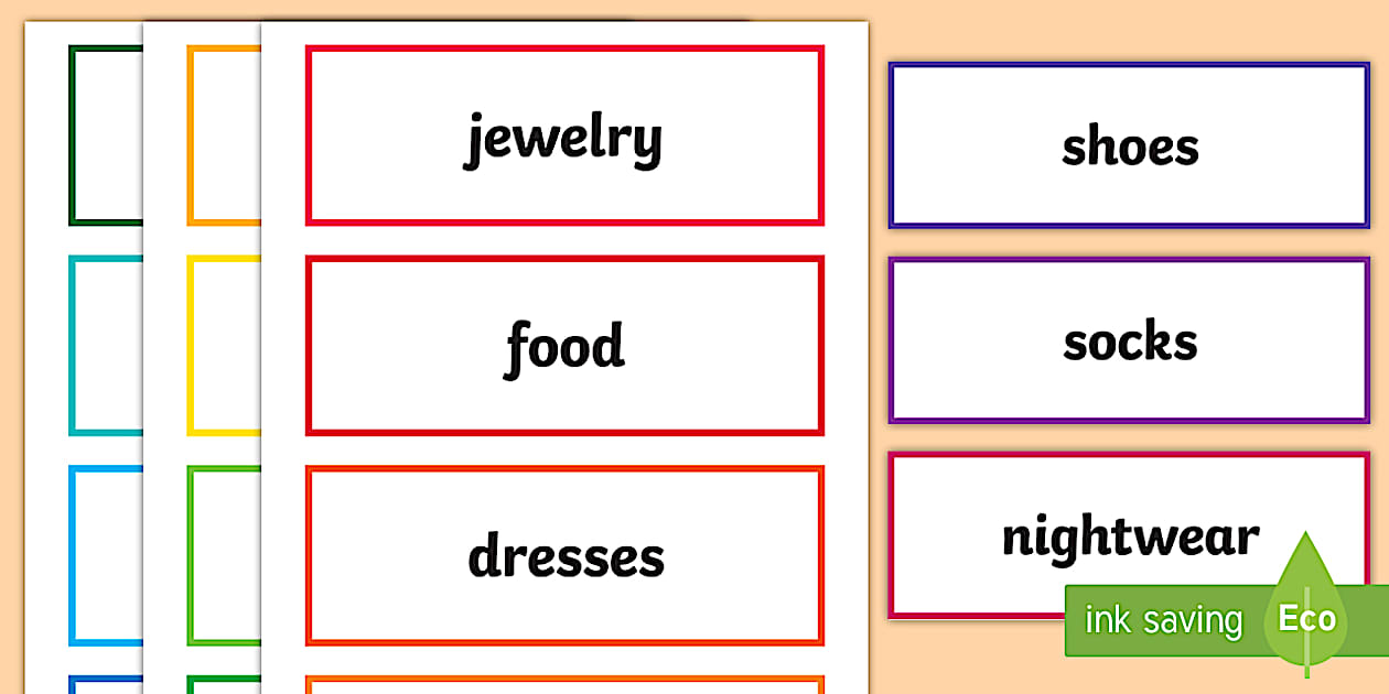 Bedroom Signs and Labels