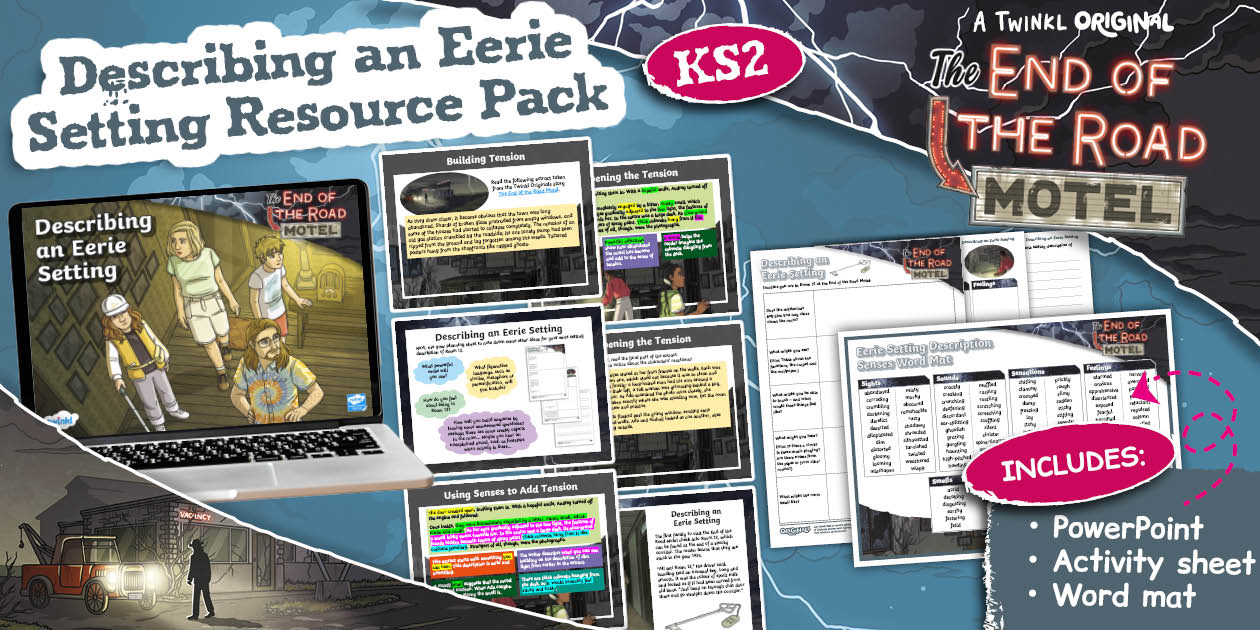 Spooky Setting Description KS2 Resource Pack