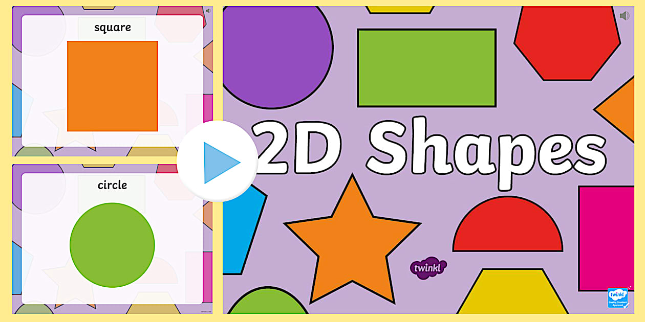 2D Shape Audio Flashcards - ESL 2D Shape Listening Flashcards