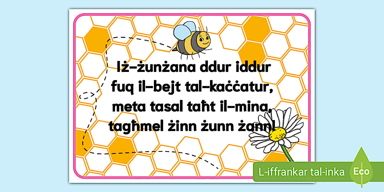 Kartellun: Iż-Żunżana ddur iddur (teacher made) - Twinkl