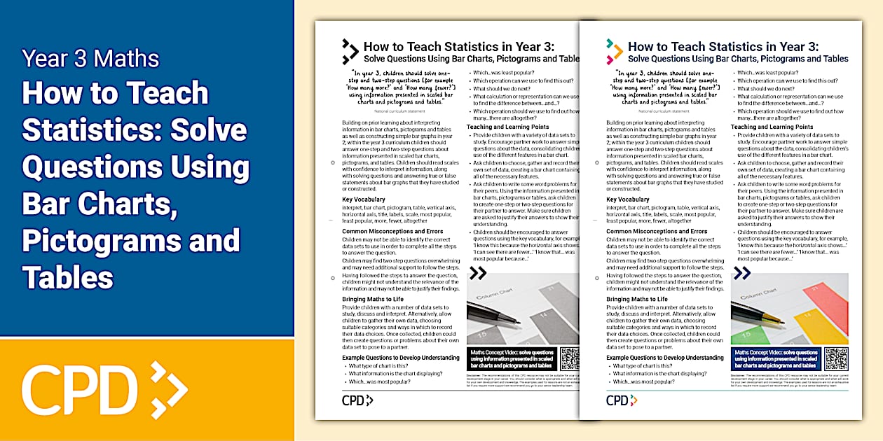 How to Teach Statistics in Year 3: Solve Questions Using Information ...