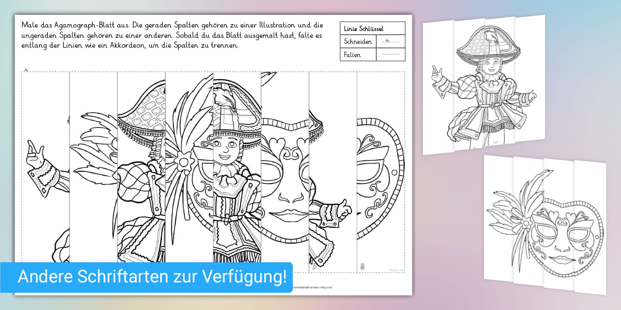 Fasching - Agamograph (professor feito) - Twinkl