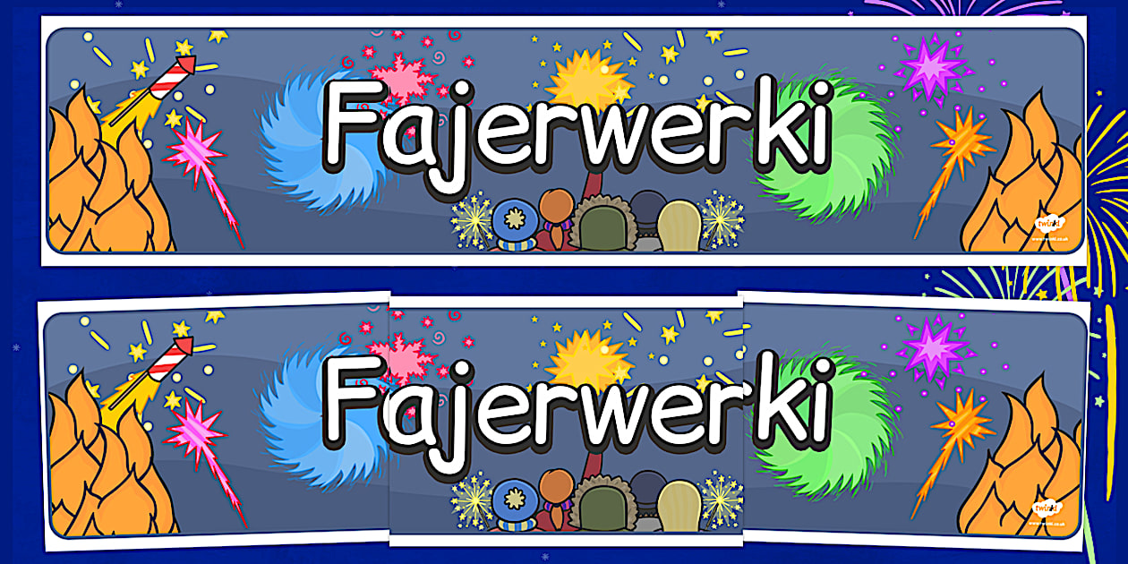 Banner na gazetkę ścienną Noc Guya Fawkesa po polsku -edukacja , Polish