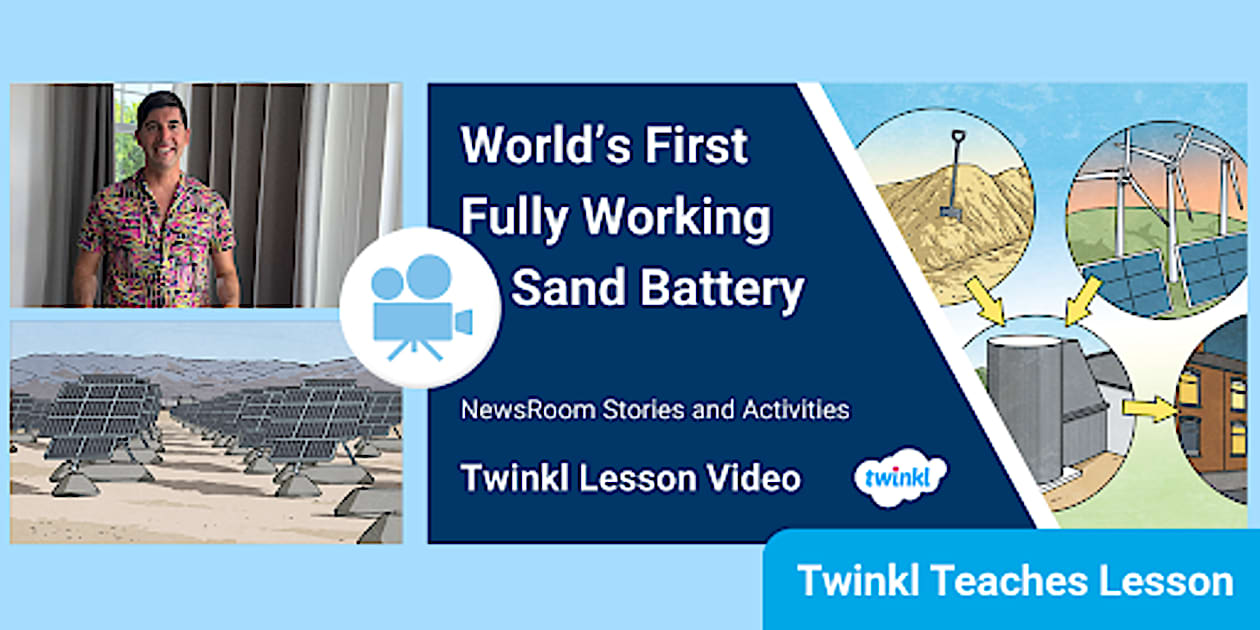 NewsRoom Video: World's First Fully Working Sand Battery