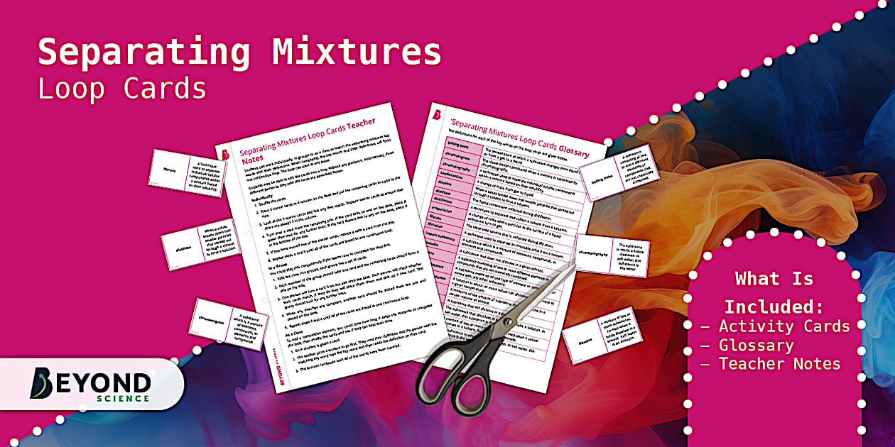 Separating Mixtures Loop Cards