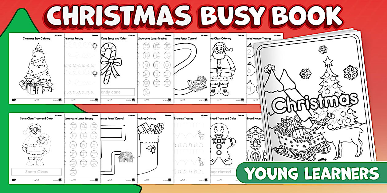 Christmas Toddler Busy Book