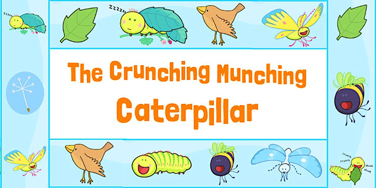 Display Borders to Support Teaching on The Crunching Munching Caterpillar
