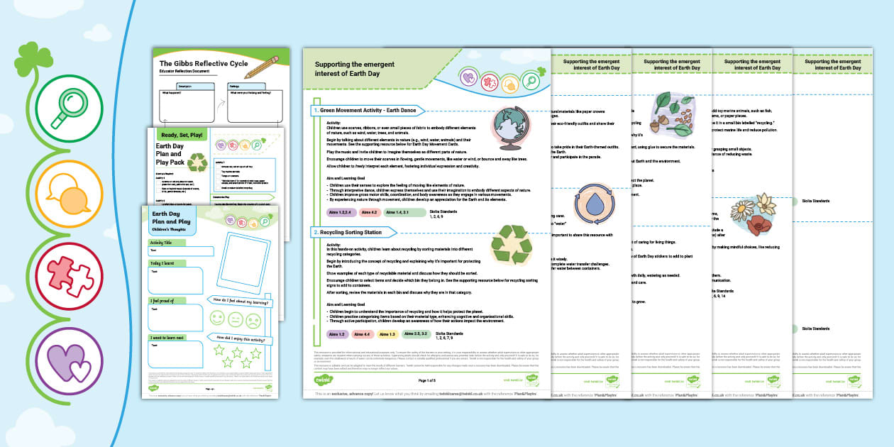 Earth Day Plan and Play Pack (teacher made) - Twinkl