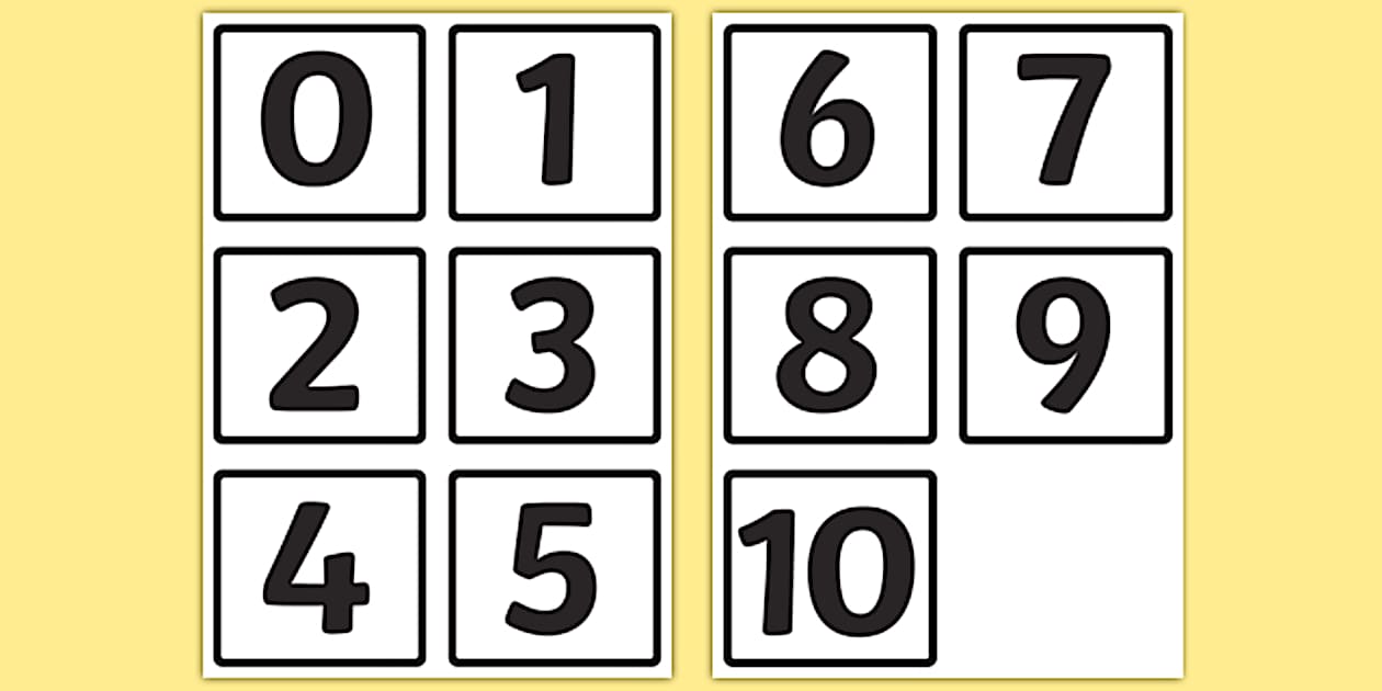 👉 Number Flashcards (teacher made) - Twinkl