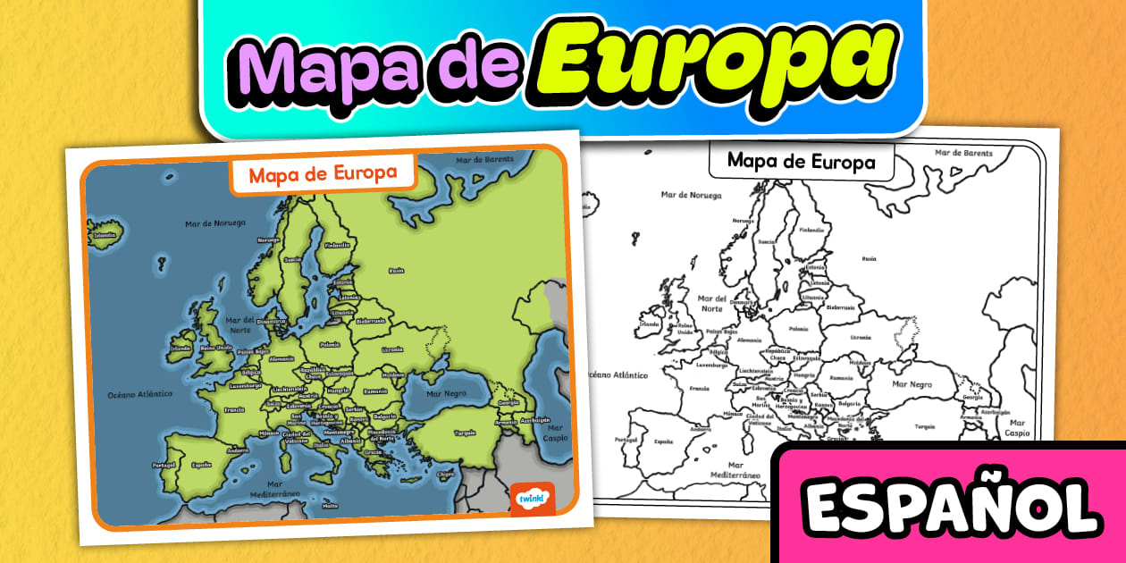 Póster: Mapa de Europa