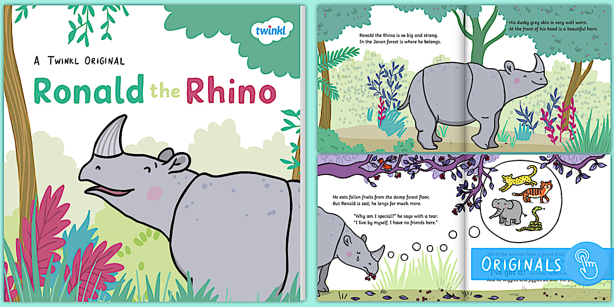 Ronald the Rhino eBook - Reading Resource (teacher made)