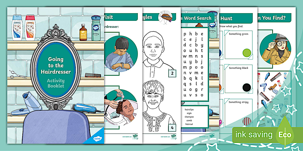 Going to the Hairdresser Activity Booklet (teacher made)