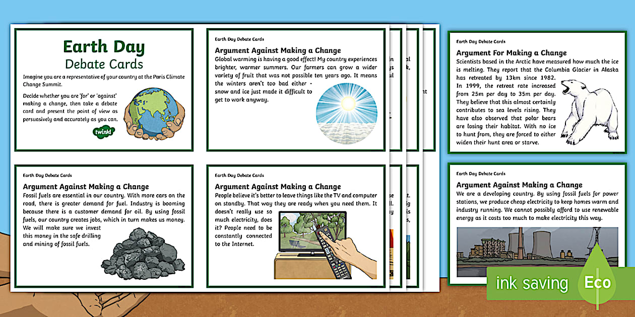 Celebrate with this Earth Day card activity (teacher made)