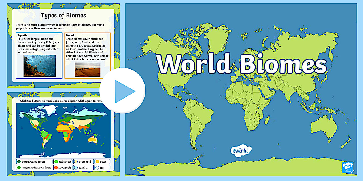 Biomes PowerPoint | Interactive Biomes Map | Geography