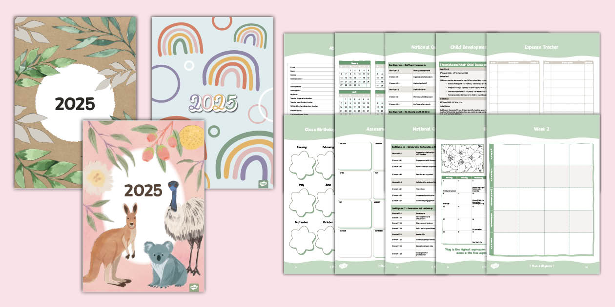 2025 EYLF Educator Planner (teacher made) - Twinkl