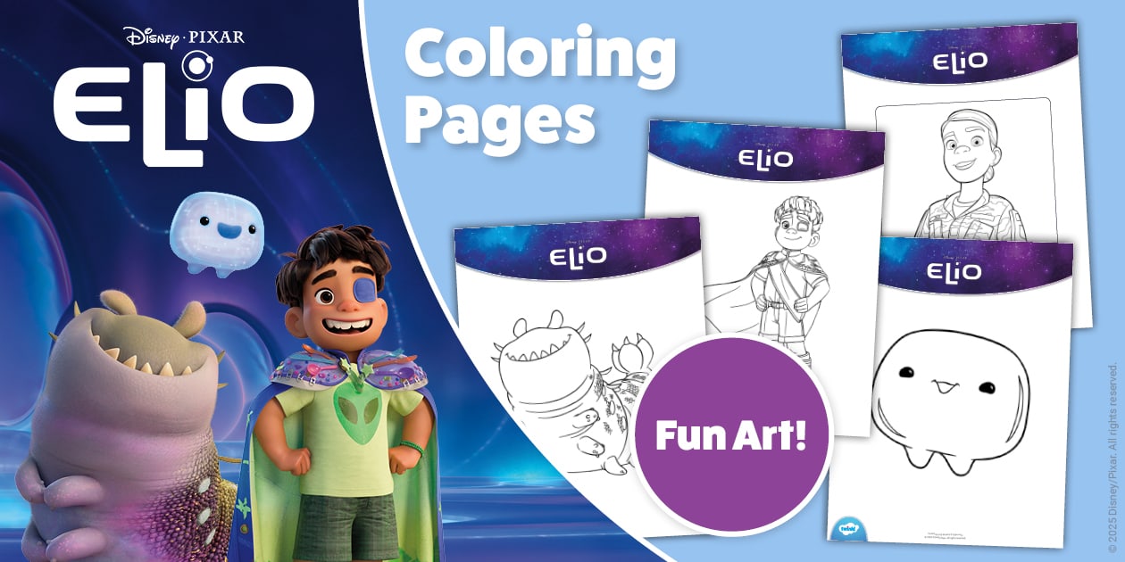 Elio: Coloring Pages