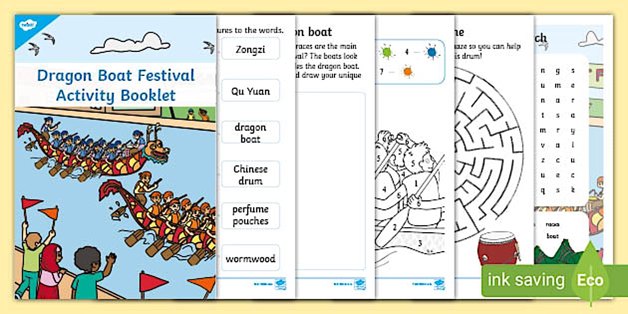 Dragon Boat Festival Activity Booklet - Twinkl