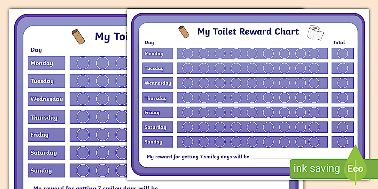 Editable Potty Training Reward Chart (teacher made) - Twinkl