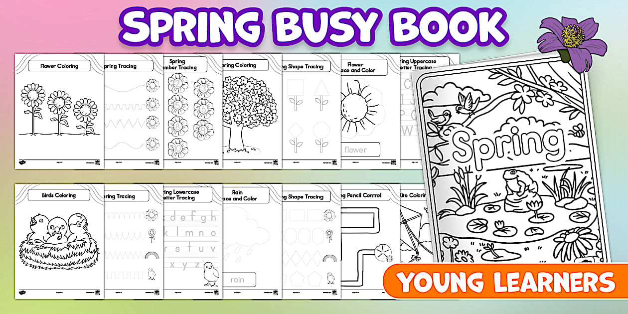 Spring Busy Book (teacher made) - Twinkl