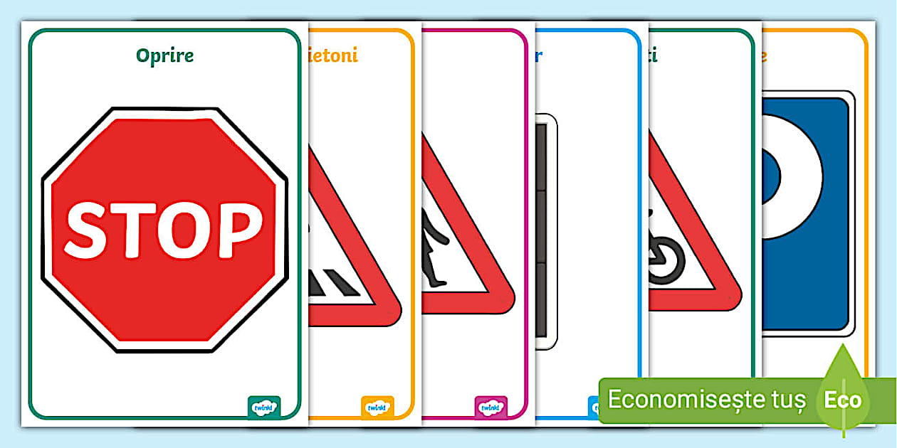 Semnele de circulație – Planșe (creat de profesori)