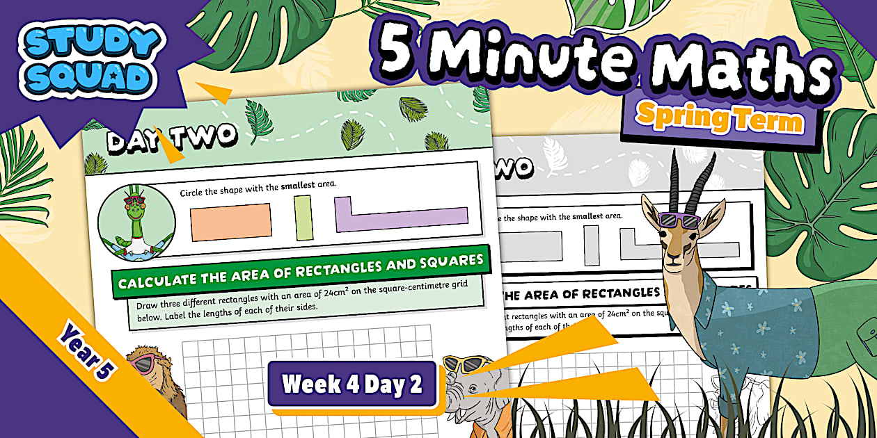 👉 Study Squad 5 Minute Maths - Year 5 Spring - Week 4 Day 2