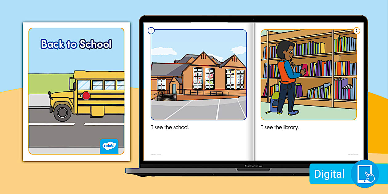 Back to School Emergent eBook | PreK Resource | Twinkl USA