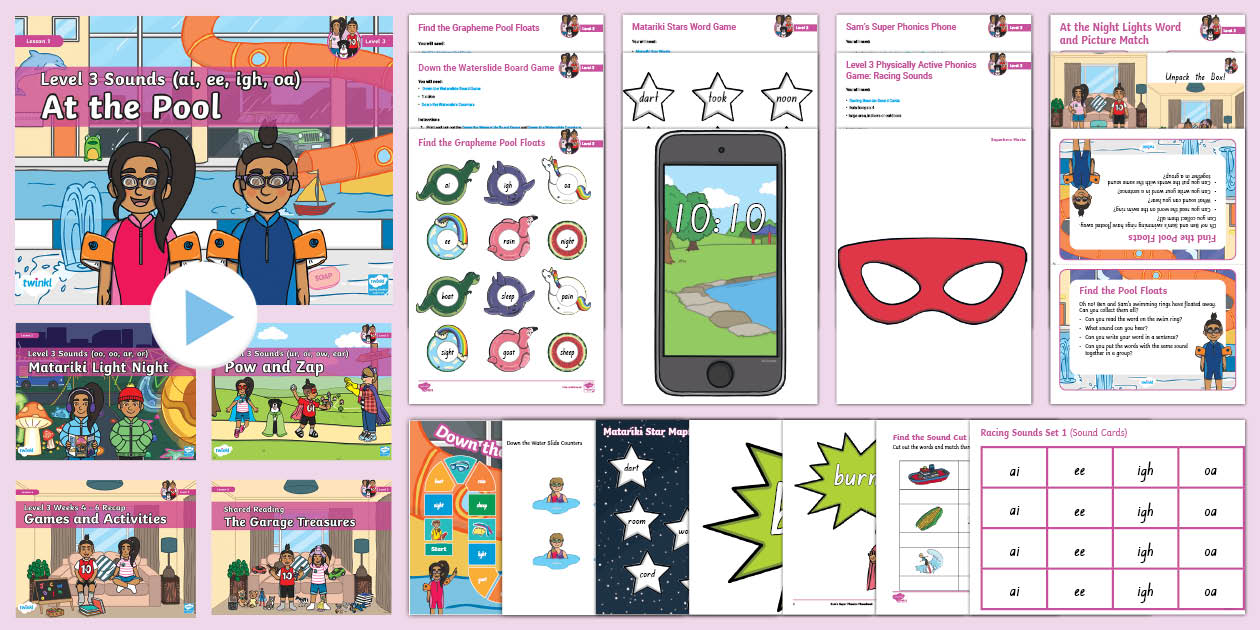 Level 3 Week 11 Pack: Review Sounds