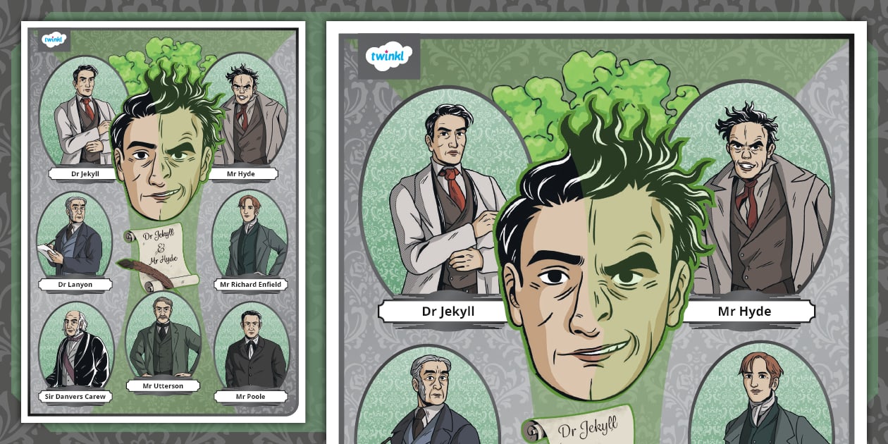 EAL Older Learners Dr Jekyll and Mr Hyde Character Word Mat