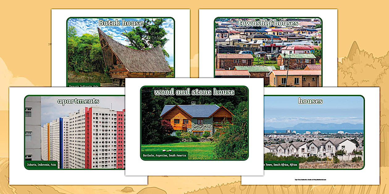 Houses and Homes Around the World Photo Pack - Twinkl