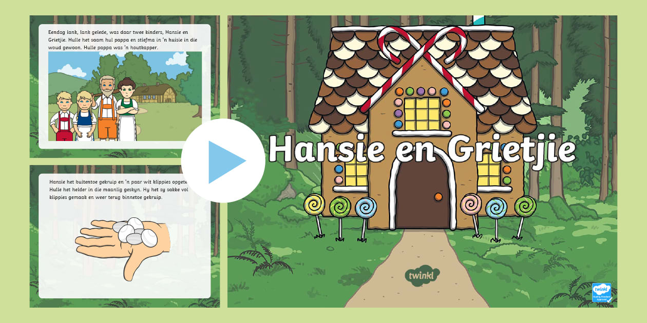 Hansie en Grietjie Storie | Voorskool | Twinkl Suid-Afrika