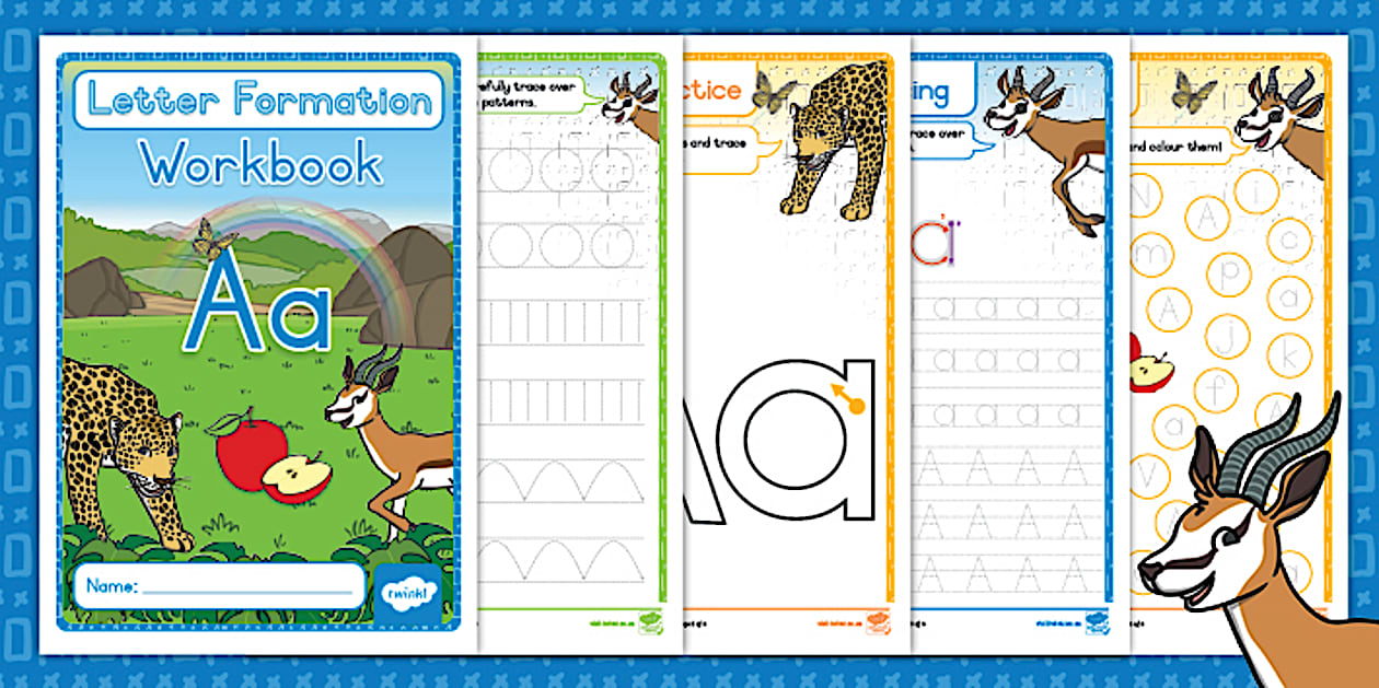 Grade 1 Letter Formation Workbook - Aa