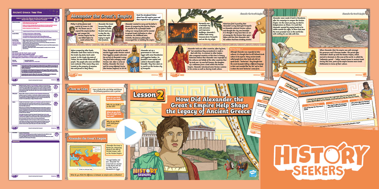Ancient Greece Lesson Pack 2: Alexander the Great - Twinkl