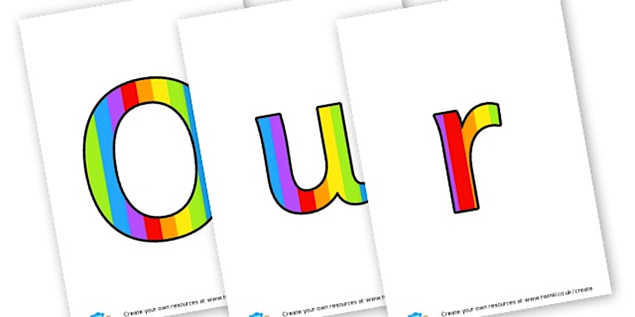 Our Wonders - Display Lettering (teacher made) - Twinkl