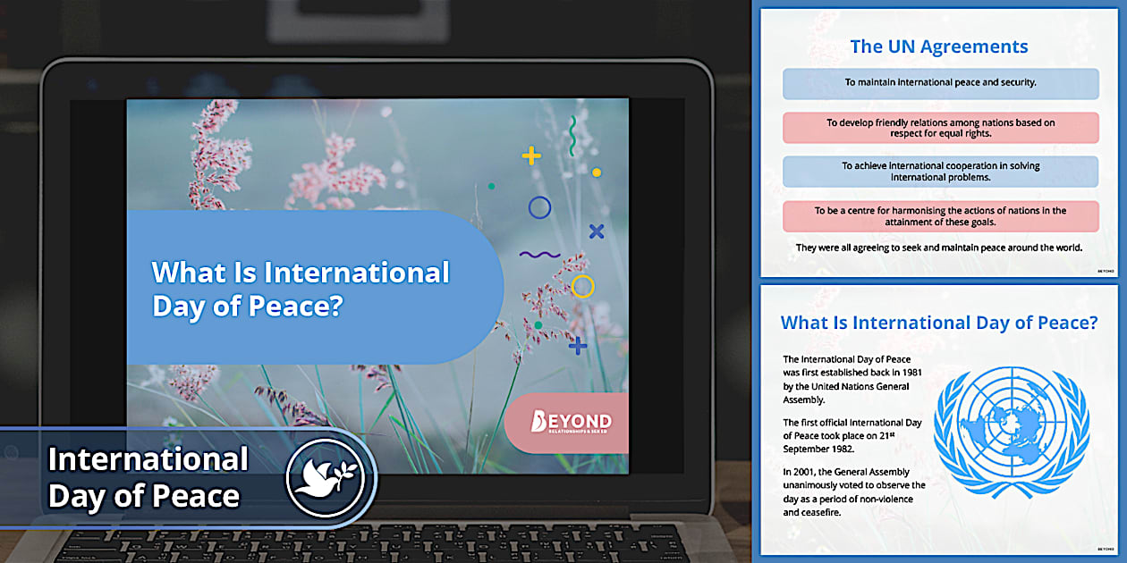 What Is International Day of Peace? PowerPoint - Twinkl