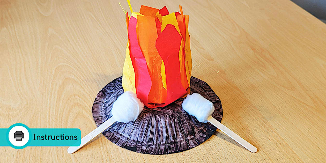 DIY Campfire Lantern | DIY Campfire Crafts (teacher made)