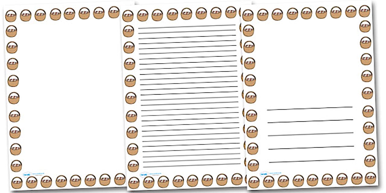 Editable Easter Basket Portrait Page Borders - Twinkl