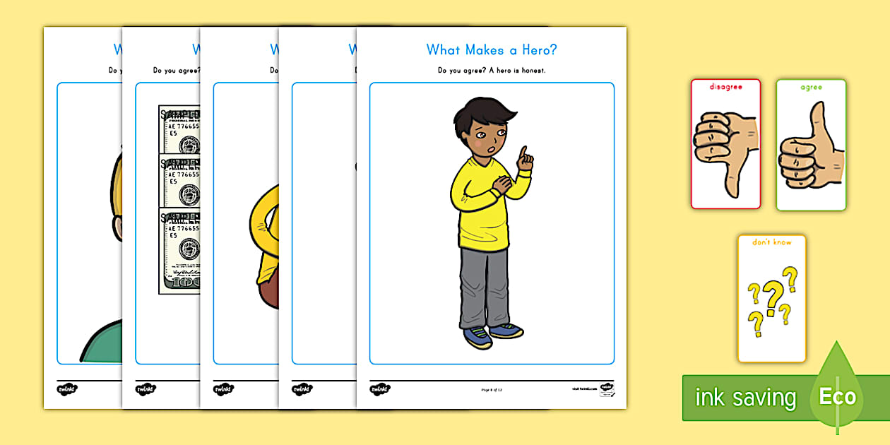 Classroom of heroes Discussion Worksheet - Teaching resource