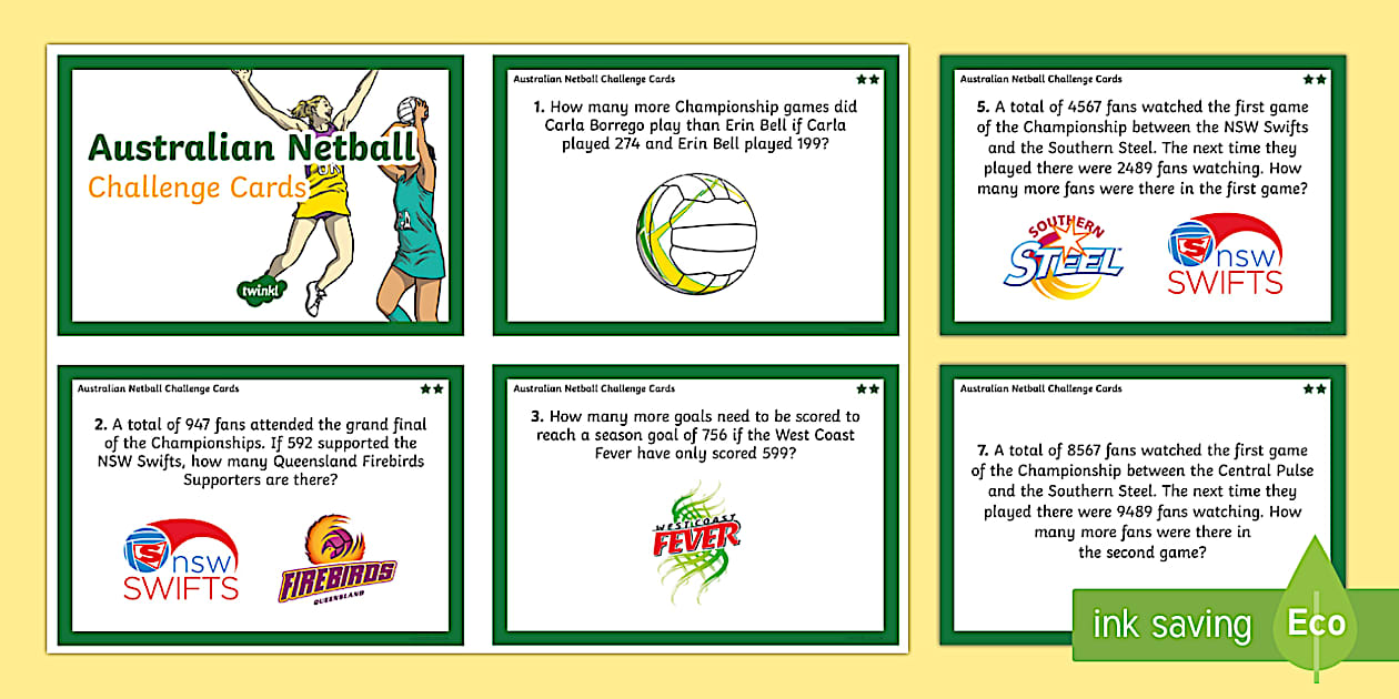 Middle Ability Australian Year 3-4 Subtraction Word Problems Maths ...