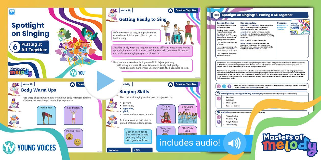 👉 Spotlight on Singing - Session 6