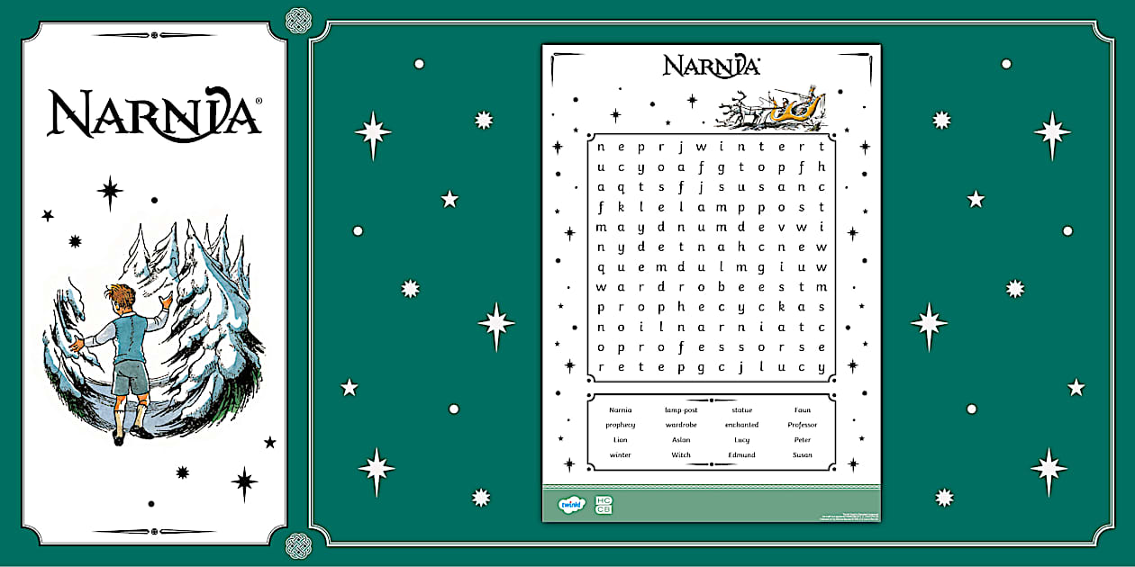 The Lion, the Witch and the Wardrobe Word Search