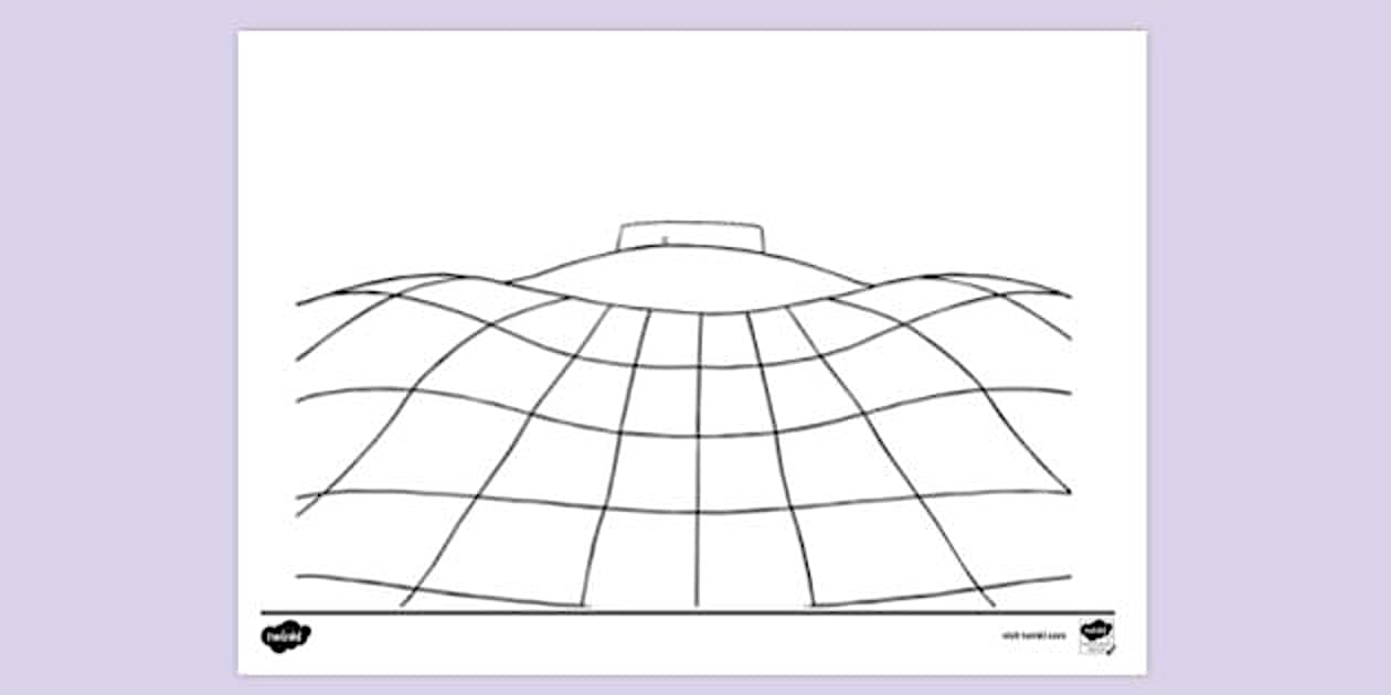Saint Brigid's Cloak Covering Kings Land Background Colouring Sheet